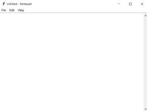How to Make Notepad by Using Python Tkinter - Pythontpoint