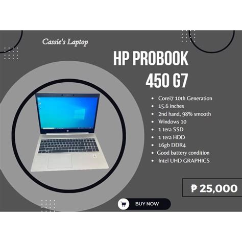 HP Probook G I Th Gen Shopee Philippines