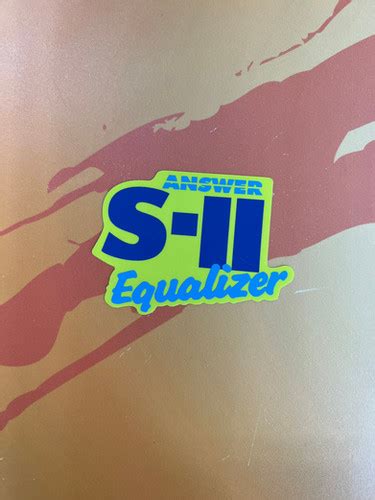 Answer S11 Equilizer Blue Line Graphics