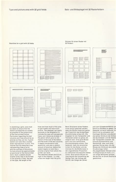 Grid Systems Raster Systeme Nieuw Elan In Papier En Beeld
