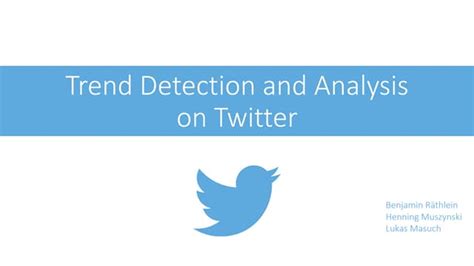 Trend Detection And Analysis On Twitter Pdf Social Networking