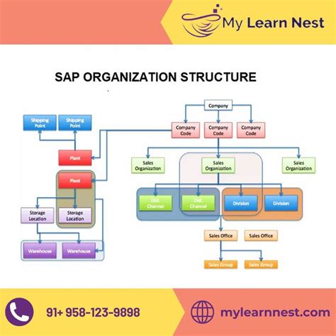The Sap Organization Structure Is Shown In This Diagram The Sap Organization Structure Is Shown In This Diagram