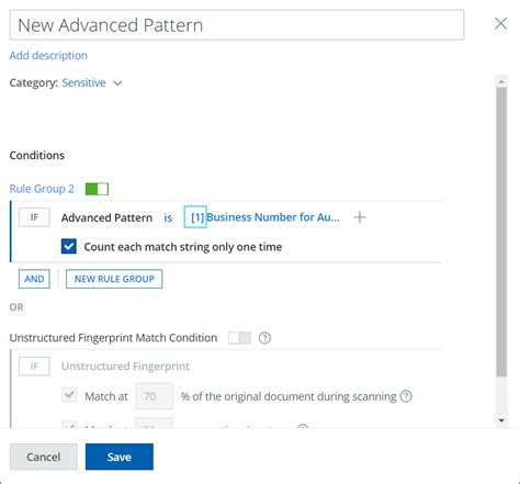 Create Custom Advanced Patterns Using Add Regex Skyhigh Security