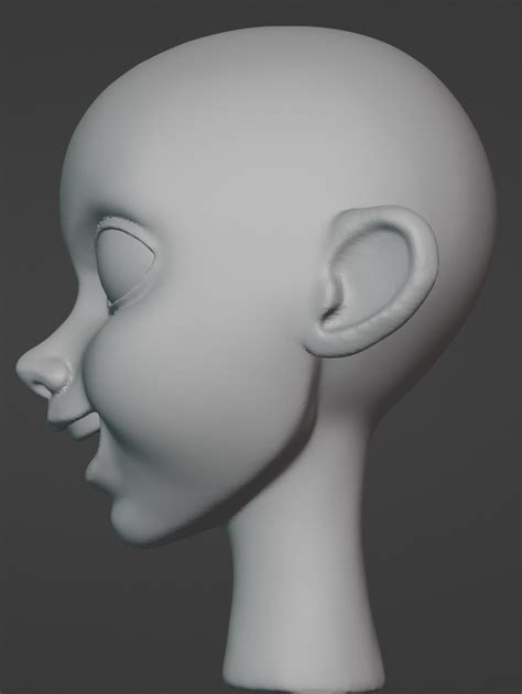 Stylized Head Sculpt Practice R Blender