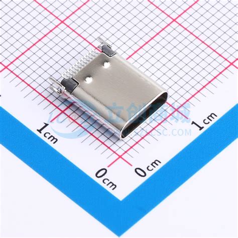 Hc Type C 24p Cp10 5a L1045 01中文资料最新报价数据手册下载hctl华灿天禄 Usb连接器 立创商城