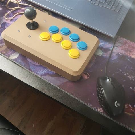 Sanwa 12 Button Arcade Stick With Pico Fighting Board Etsy