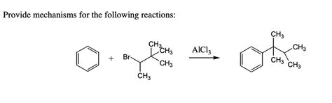 SOLVED: Provide mechanisms for the following reactions: CH3 + CH3 â†’ AlCl3