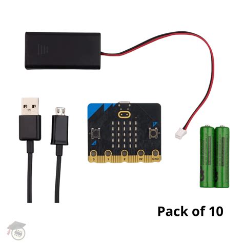 Buy Bbc Microbit V2 2 Pack Of 10 Starter Kits Club Pack Pakr K1186