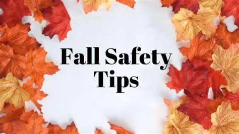 Tips To Stay Safe During Autumn Activities