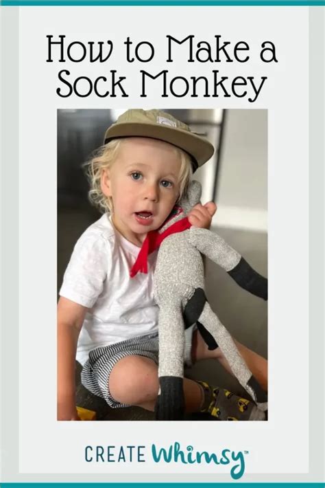How To Make A Sock Monkey Easy Sewing Tutorial Create Whimsy