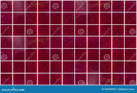 Red Ceramic Tile Background Old Vintage Ceramic Tiles In Red To Decorate The Kitchen Or