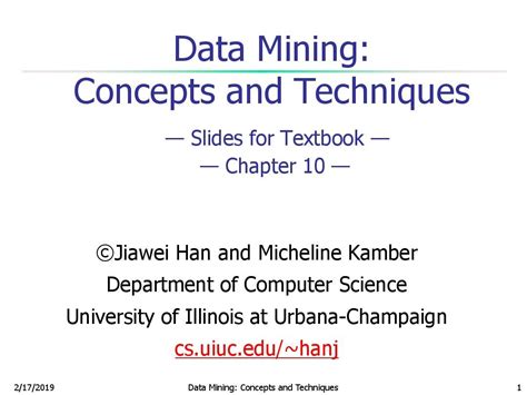 数据挖掘概念和技术—chapter 10 data mining applications and trends in data