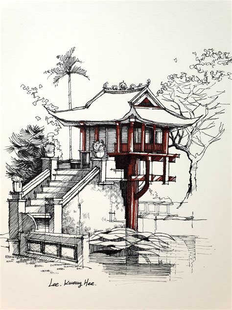 펜스케치 펜화 펜드로잉 한기둥사원 전통가옥 스케치 한옥 스케치 전통건축 스케치 초보펜그리기 건축스케치 인테리어드로잉 풍경그리기 투시도그리기 조감도그리기 건축컨셉 네이버 블로그