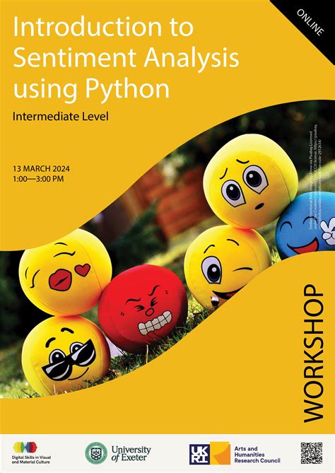 Workshop Introduction To Sentiment Analysis Using Python Intermediate Level Digital Skills