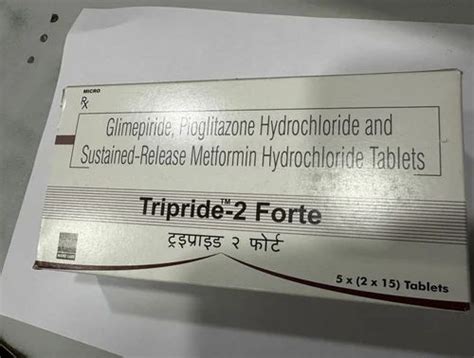Glimepiride Pioglitazone Hydrochloride Sustained Release Metformin
