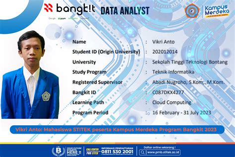 mahasiswa stitek join program mbkm bangkit 2023