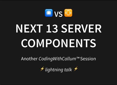 intro to next 13 server components speaker deck