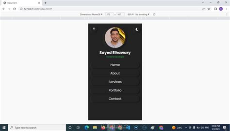 تصميم صفحه هبوط html css js خمسات
