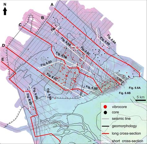2 Overview Of All Available Seismic Reflection And Core Vibrocore Data