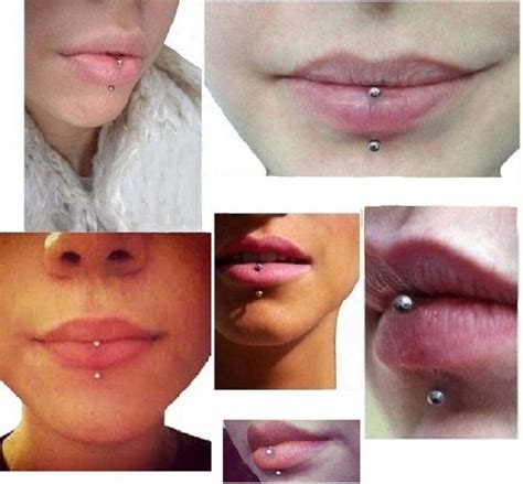 Vertical Labret Piercing Jewellery