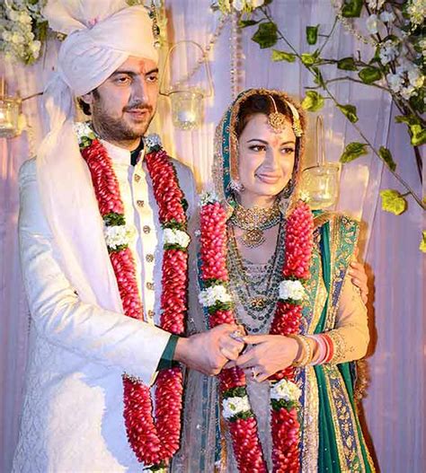 Dia Mirza Sahil Sangha Wedding Album Bollywood India Tv News