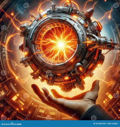 Compact Fusion Reactor Stock Illustration Illustration Of Controlled 321842765