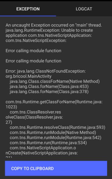 Nativescript 410 Using Custom Main Activity With Webpack · Issue 559