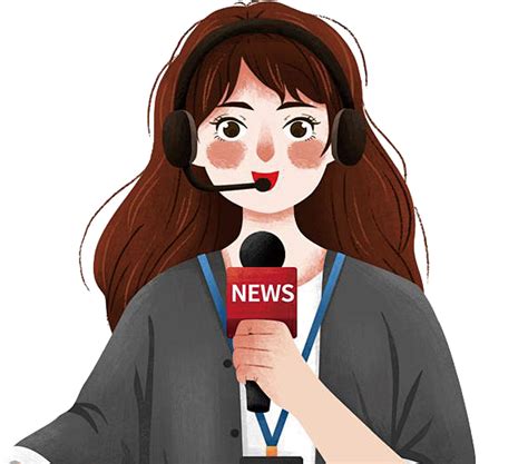 女记者