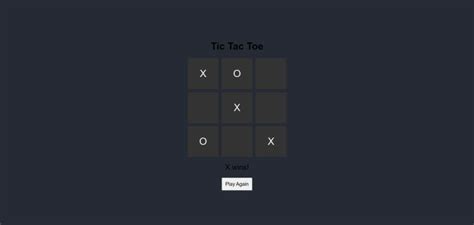 Manu Krishnan On Linkedin Tictaktoe Project Created Using Html Css And Js