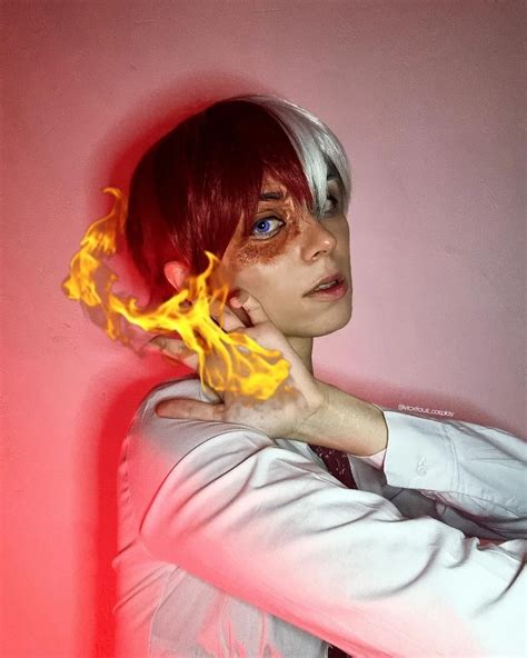 Wolfskayress Shoto Todoroki Cosplay From My Hero Academia Cosplaycodex