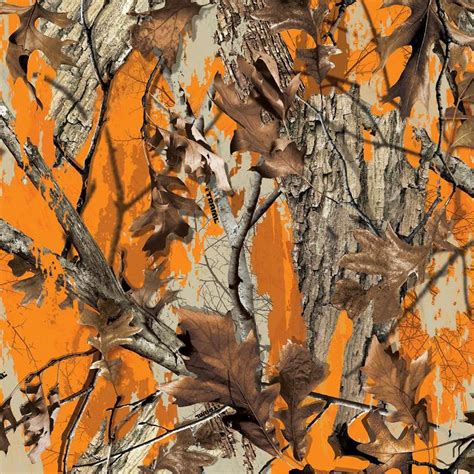 Blaze Orange Camo Background