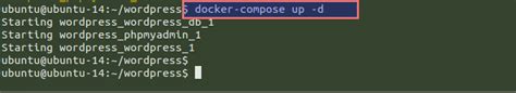 vexxhost installing wordpress and phpmyadmin with docker compose