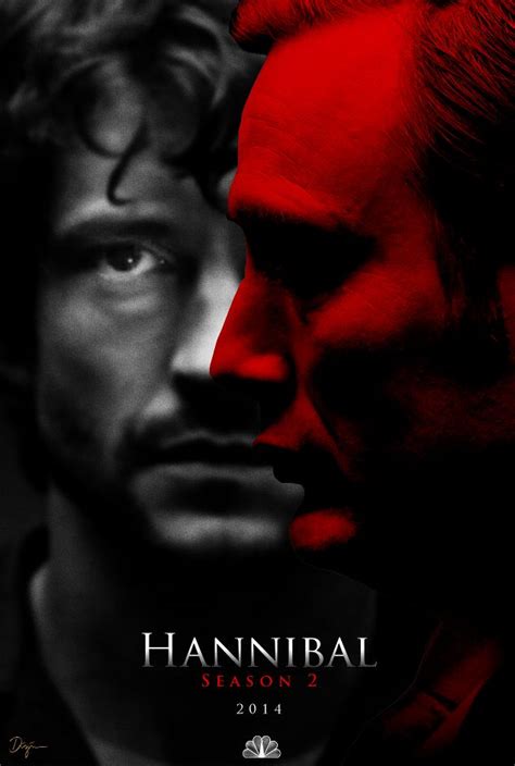 Hannibal Nbc Season 2 Hannibal Season 2 Poster Hannibal Tv Show
