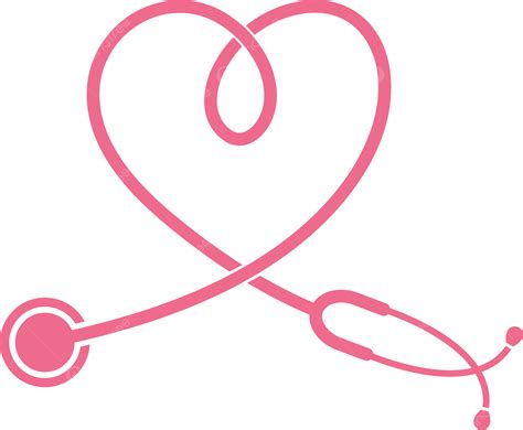 심장 모양의 청진기 청진기 마음 의료 Png 일러스트 및 벡터 에 대한 무료 다운로드 Pngtree