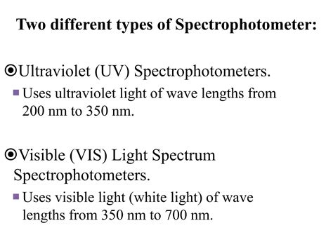Spectrophotometer Instrumentation And Working Pptx