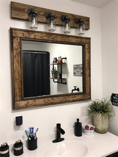 Rustic Farmhouse Bathroom Lighting