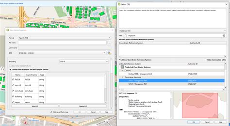 Coordinate System Tab File Cant Be Saved In Epsg3414 Using Qgis Geographic Information