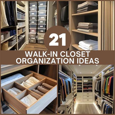 21 Simple Walk In Closet Organization Ideas Youll Love