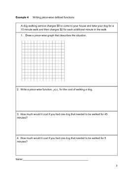 Piecewise And Absolute Value Functions Lesson Of By Lindsey Henderson
