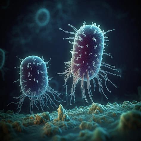 Premium Ai Image Microorganisms Through A Microscope Ultra Hd Photo