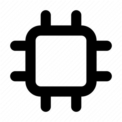 cpu chip coding programming developer processor icon download on