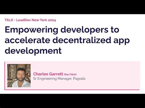 Free Video Empowering Developers To Accelerate Decentralized App