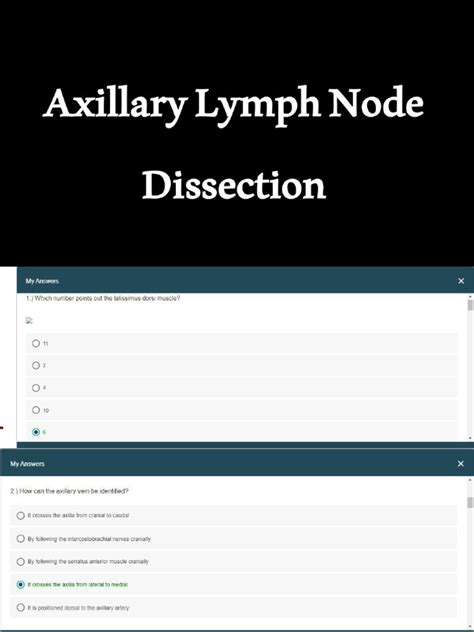 Axillary Lymph Node Dissection Pdf