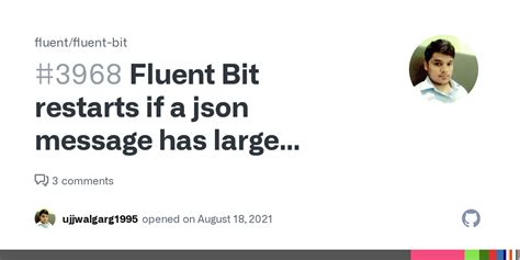 Fluent Bit Restarts If A Json Message Has Large Number Of Keys · Issue 3968 · Fluentfluent Bit