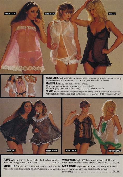 Lingerie Catalogues And Leaflets From The 1980s — Vintage Fetish