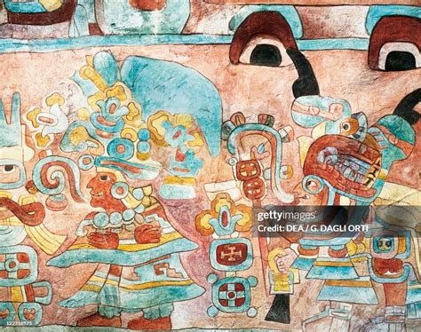 Zapotec Civilization Mexico 6th 9th Century Ad Reproduction Of A