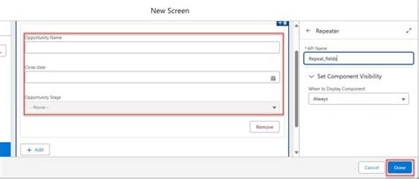 How To Use The Repeater Component In Salesforce Screen Flow