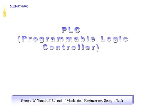 PPT PLC Programmable Logic Controller PowerPoint Presentation Free