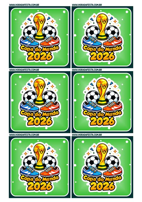 Calendário 2026 Copa Do Mundo Pronto Para Imprimir Arquivos De