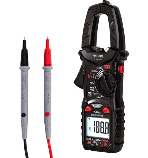 Dl334204 Clamp On Digital Multimeter Deli Tools Malaysia